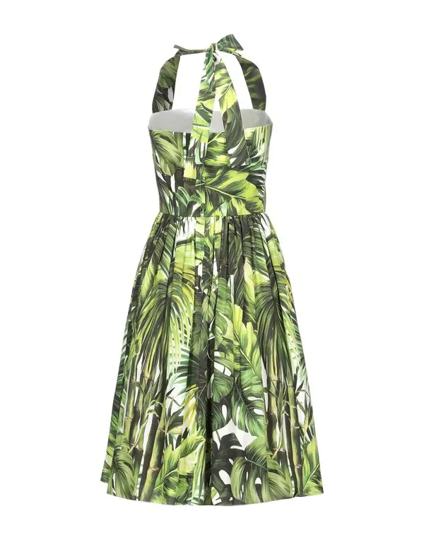 Dolce & Gabbana Sleeveless Tropical Print Dress