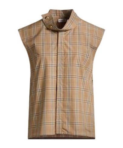 Burberry Checked Sleeveless Vest