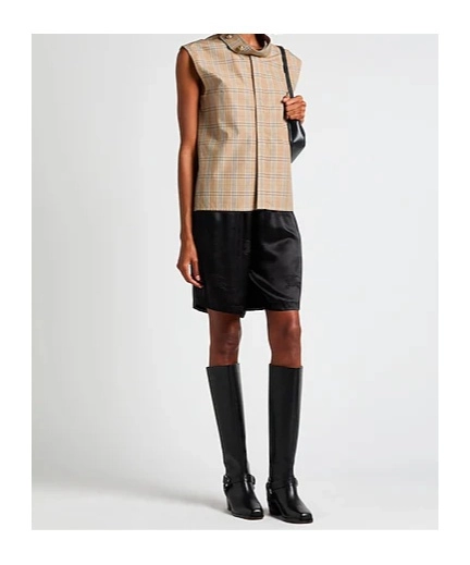 Burberry Checked Sleeveless Vest