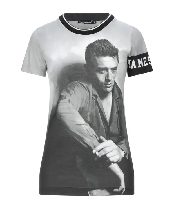 Dolce & Gabbana Colorful Printed Short-sleeve T-shirt