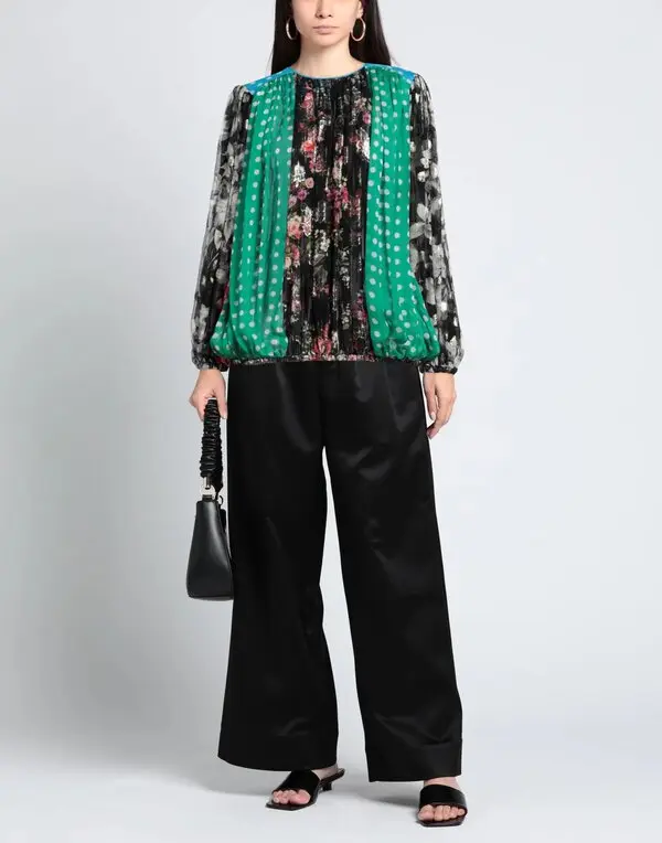Dolce & Gabbana Multicolor Patterned Long Sleeve Top