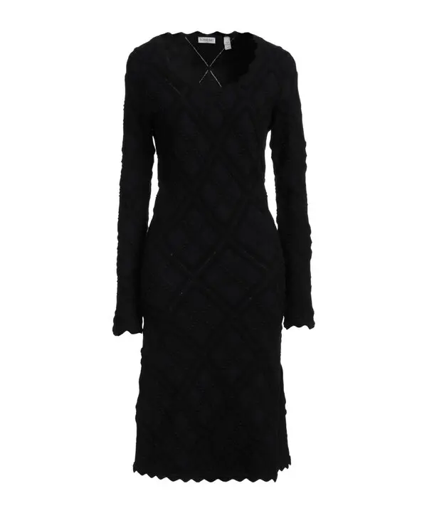 Burberry Plain Colour Midi Dress