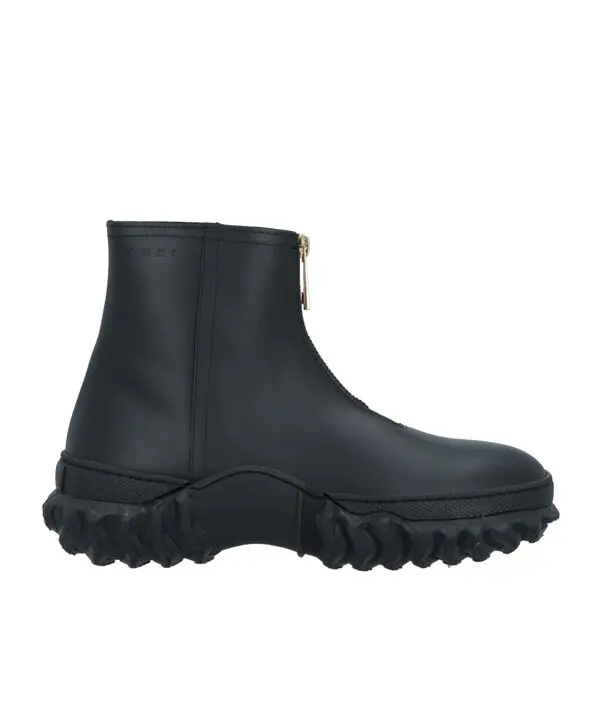 Marni Leather Zip Up Chunky Boots