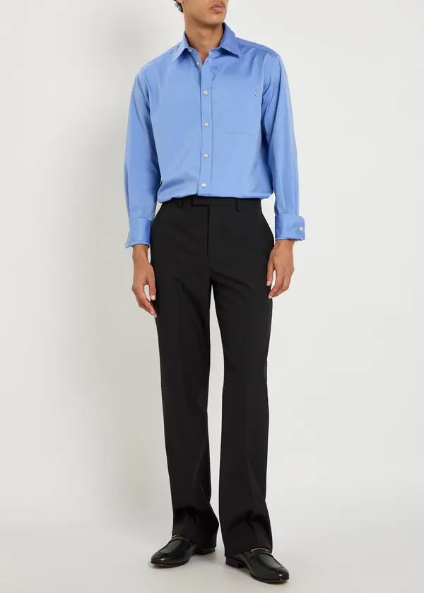 Valentino Garavani Straight-leg Wool Trousers