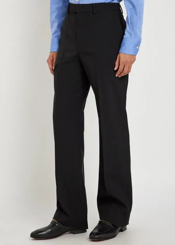 Valentino Garavani Straight-leg Wool Trousers
