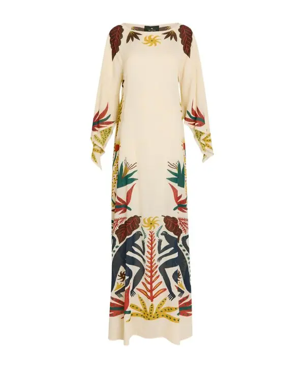 Etro Printed Chiffon Tunic Dress
