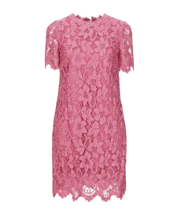 Dolce & Gabbana Lace Short-sleeve Dress