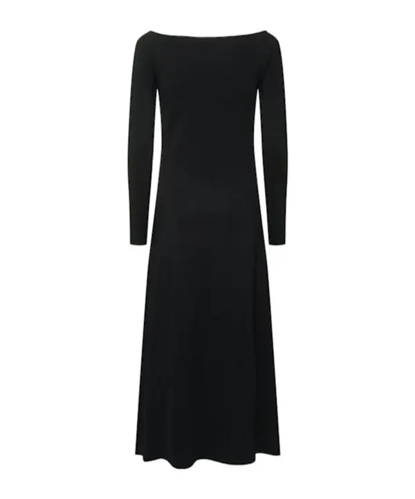 RÓHE Off-the-shoulder Ribbed Knit Dress