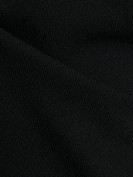 RÓHE Off-the-shoulder Ribbed Knit Dress
