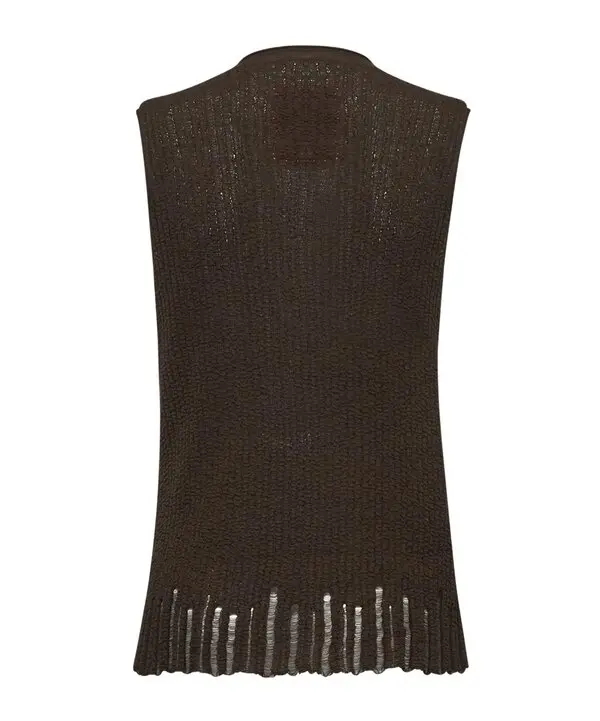 UMA WANG Knitted Sleeveless Vest