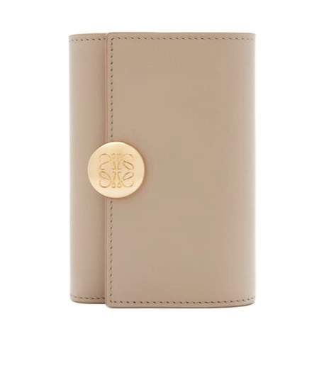Loewe Logo Detailed Foldover Top Wallet