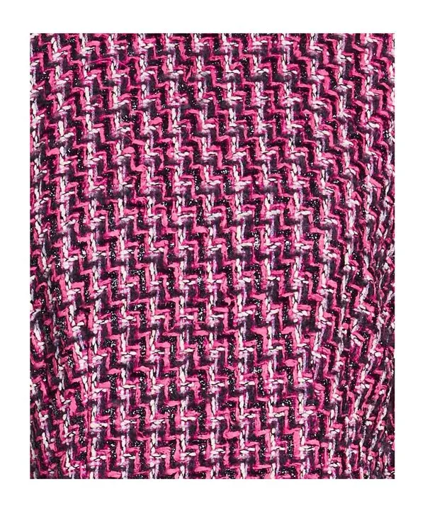 Dolce & Gabbana Multicolor Metallic Tweed Dress