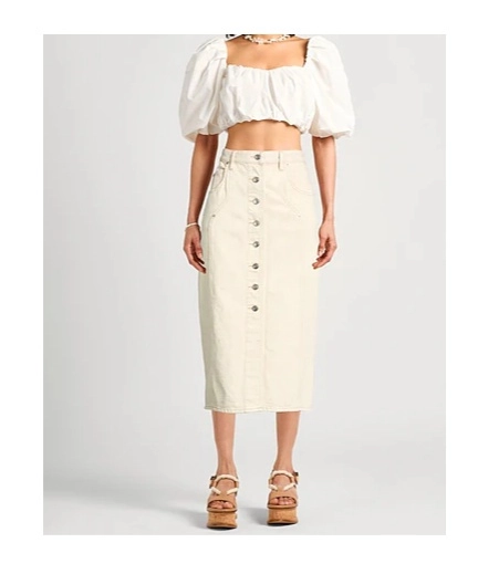 Isabel Marant Étoile Denim Midi Skirt