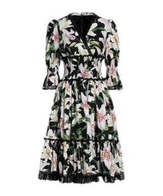 Dolce & Gabbana Flared Printed Dress