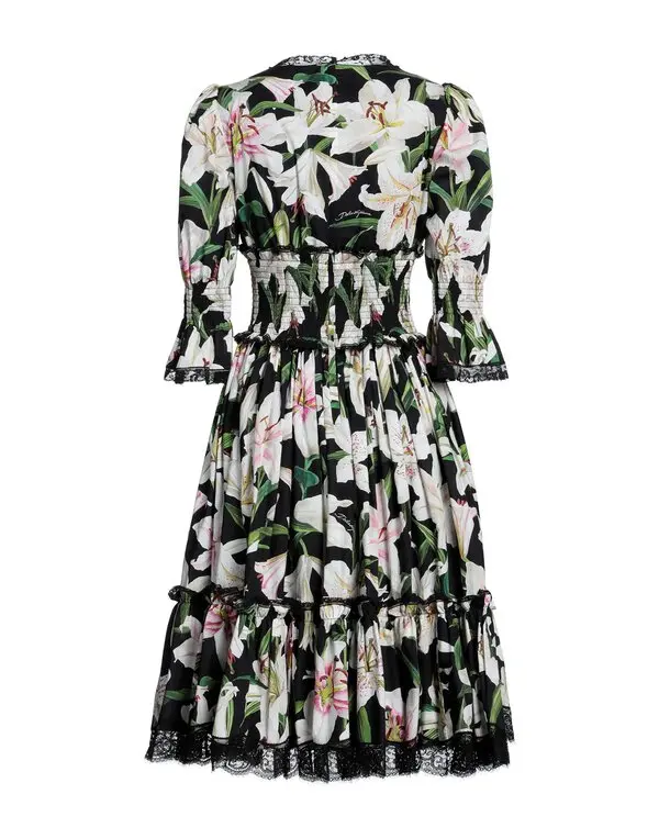 Dolce & Gabbana Flared Printed Dress