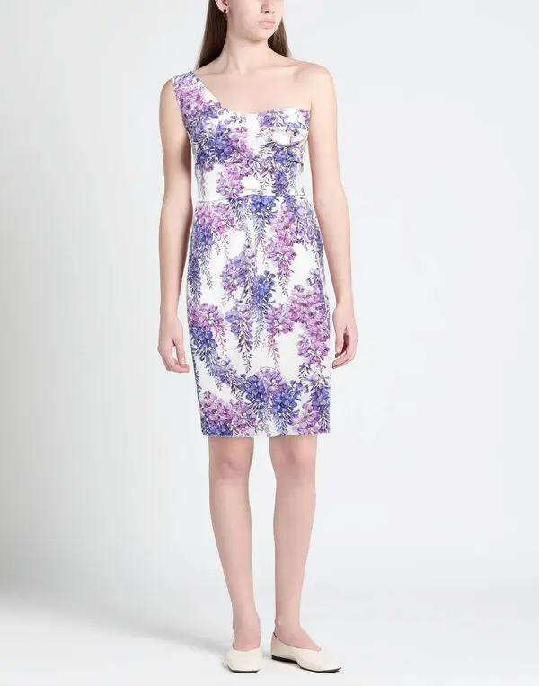 Dolce & Gabbana Off-the-shoulder Floral Print Midi Dress