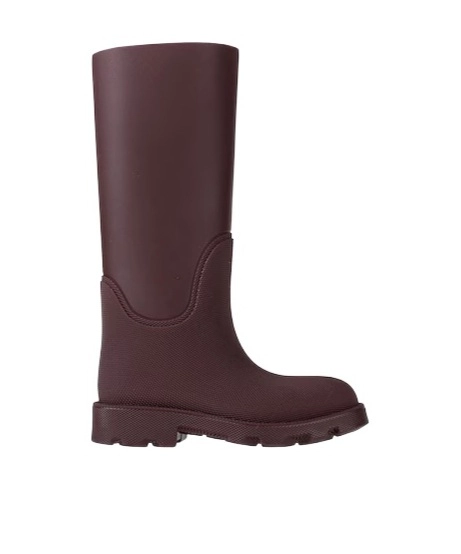 Burberry Tall Rain Boots - Red