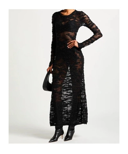 GANNI Lace Sweater Dress