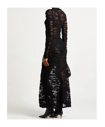 GANNI Lace Sweater Dress