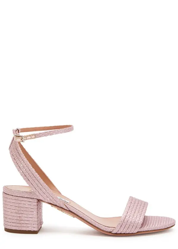 AQUAZZURA Woven Sandals