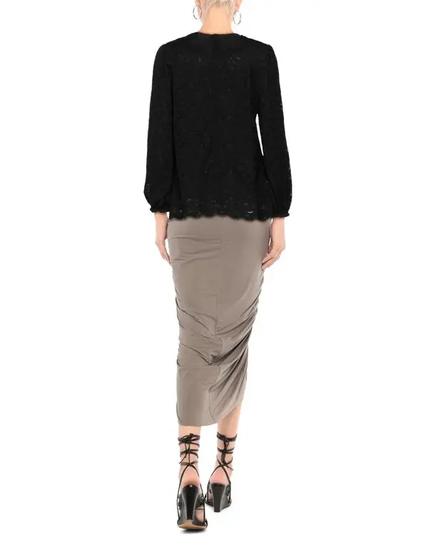 Dolce & Gabbana Lace Crew Neck Long Sleeve Top
