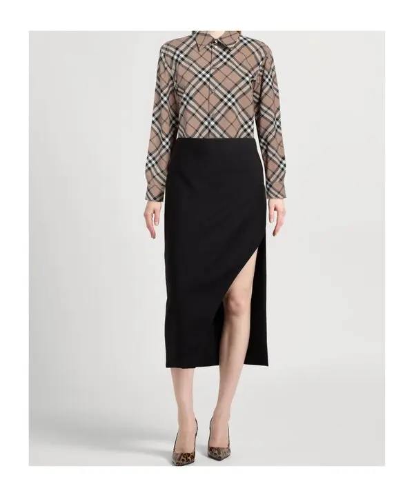 Burberry Long Sleeve Checked Shirt