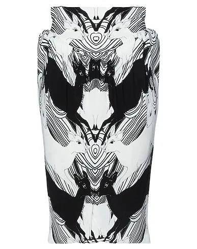 Burberry Two-tone Pencil Skirt - Black