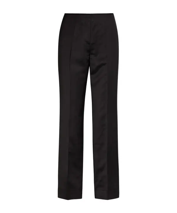 TOTEME Rawedged Straightleg Satin Trousers