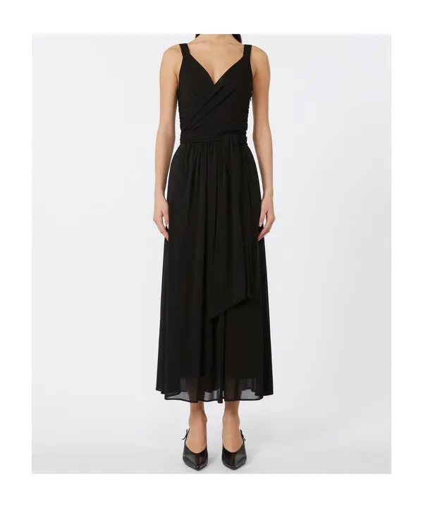 Max Mara Long Viscose Jersey Dress