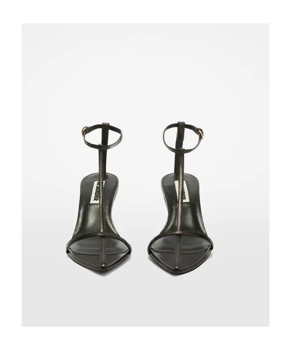 JIL SANDER T-bar Ankle Strap Sandals