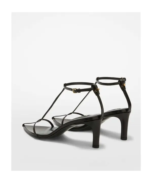 JIL SANDER T-bar Ankle Strap Sandals