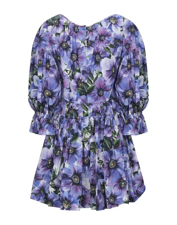 Dolce & Gabbana Floral Long-sleeve Dress