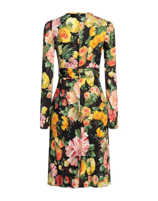 Dolce & Gabbana Printed Long-sleeve Dress