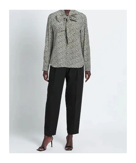 Tory Burch Floral Print Bow-tie Shirt