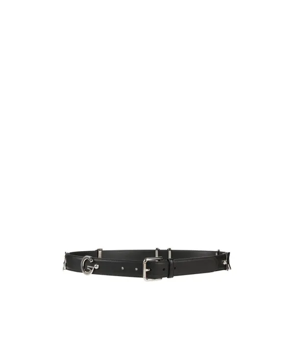 Dolce & Gabbana Solid Color Belt - Black