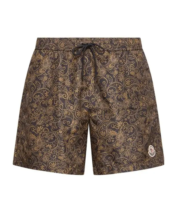 Moncler Paisley Print Swim Shorts