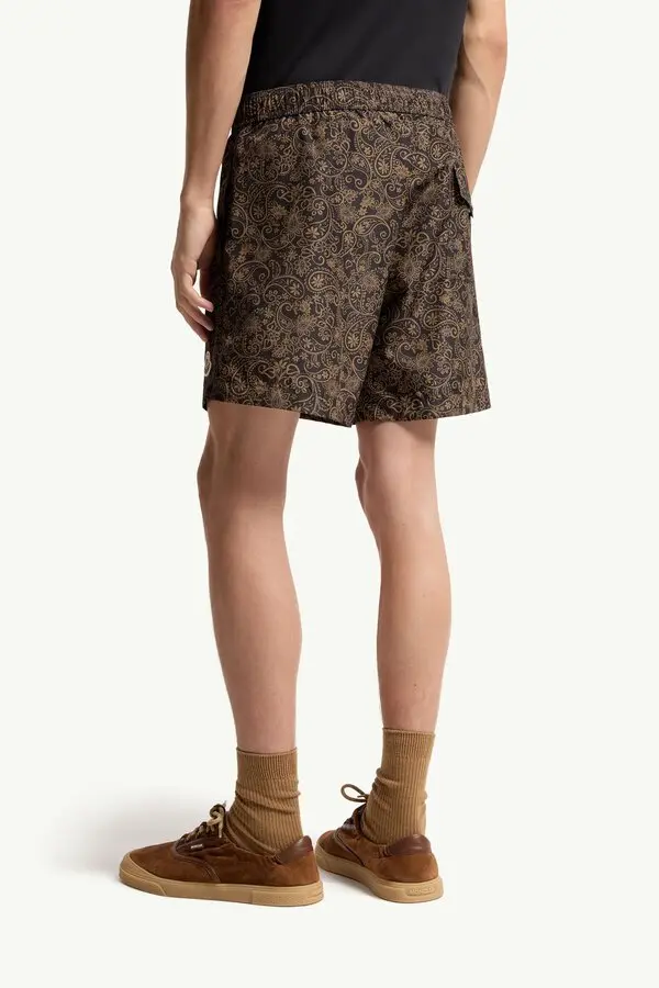 Moncler Paisley Print Swim Shorts