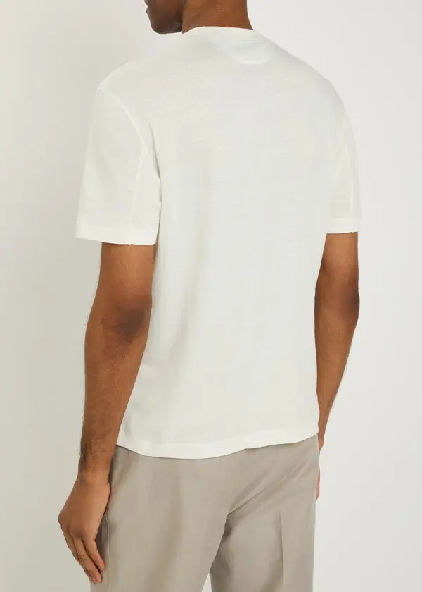 Brunello Cucinelli Ribbed Crew Neck T-shirt