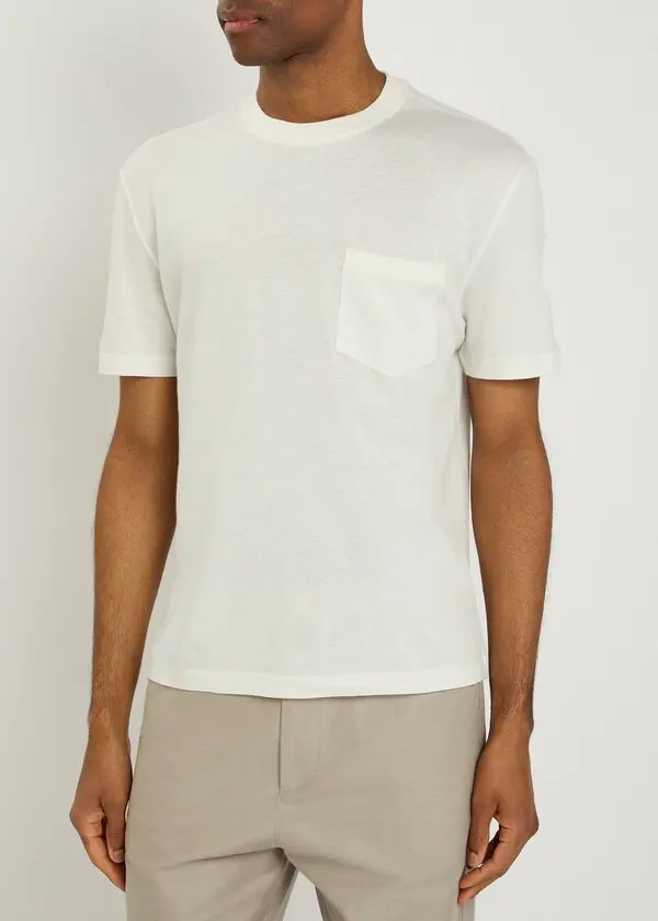 Brunello Cucinelli Ribbed Crew Neck T-shirt