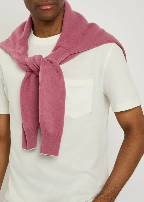 Brunello Cucinelli Ribbed Crew Neck T-shirt