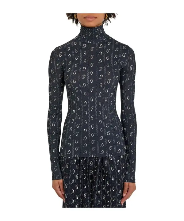 Tory Burch Printed Stretchtop