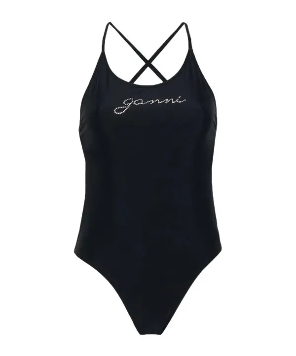 GANNI Embellished One-piece Swimsuit