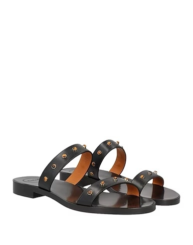 Chloé Studded Leather Slides