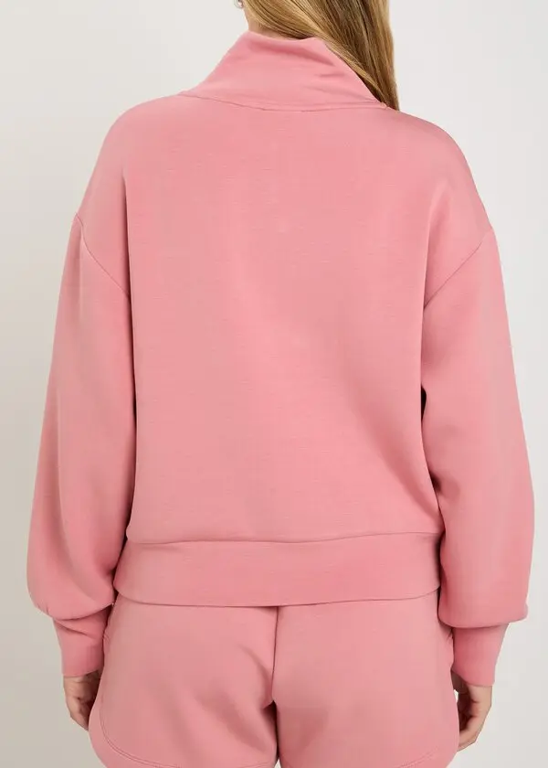 Varley Zip Collar Sweatshirt - Pink