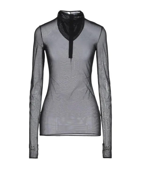 Dolce & Gabbana Sheer Mesh Long Sleeve Hoodie