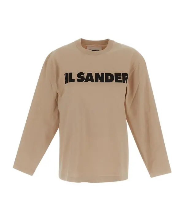 JIL SANDER Logo Long-sleeved T-shirt - Nude