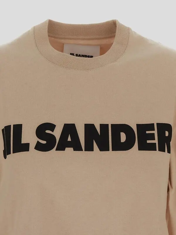 JIL SANDER Logo Long-sleeved T-shirt - Nude