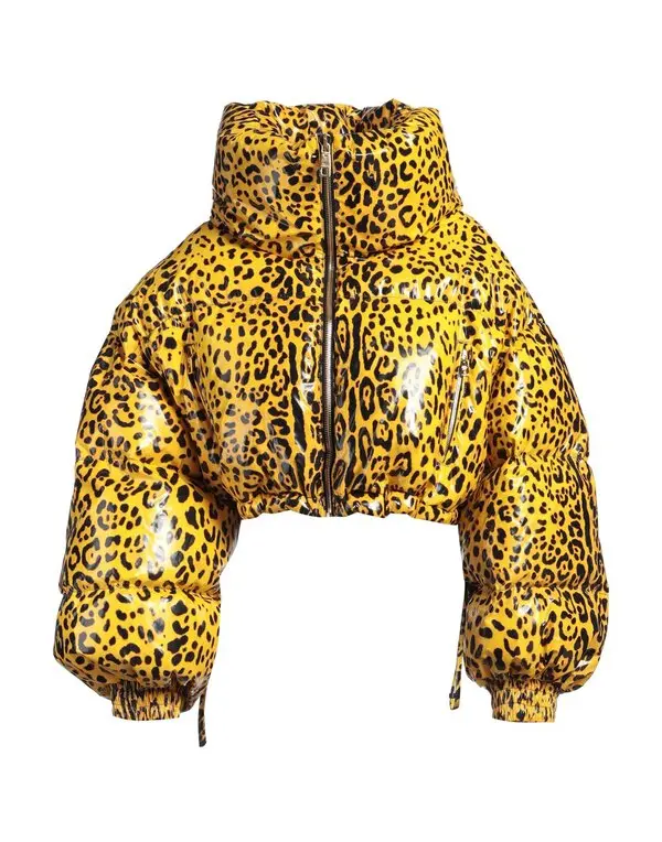 Dolce & Gabbana Leopard Print Down Jacket