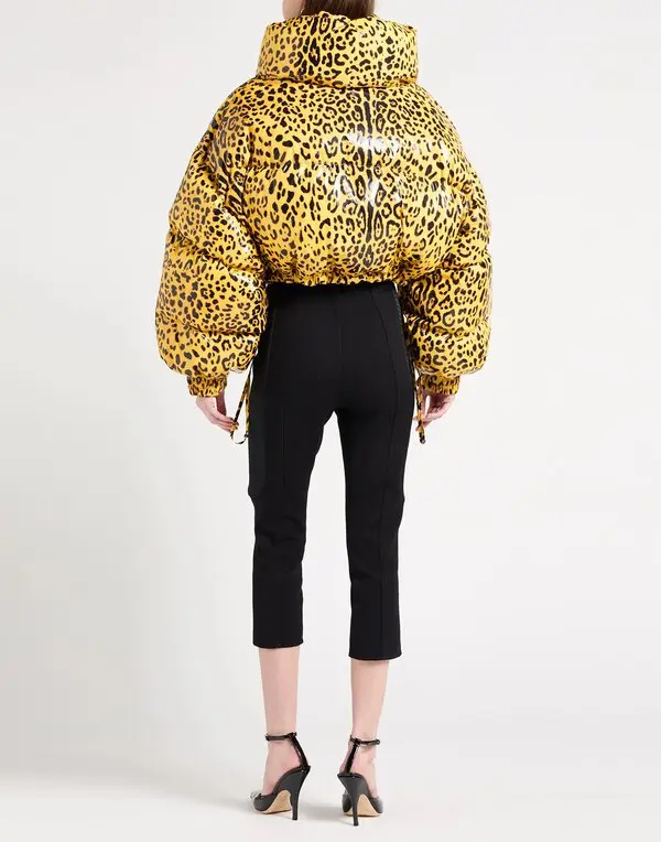 Dolce & Gabbana Leopard Print Down Jacket