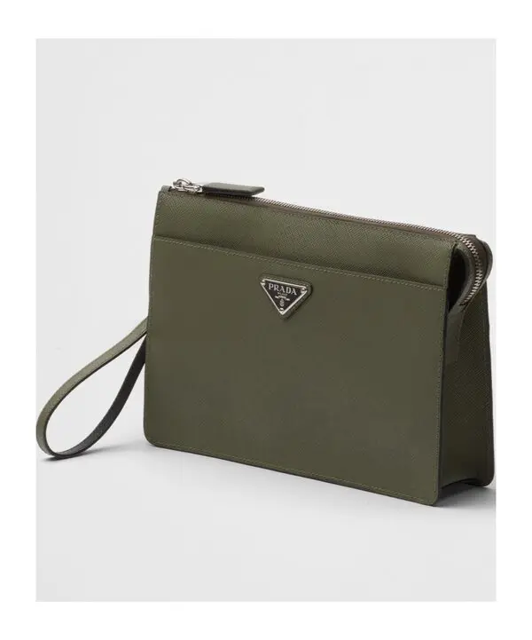 Prada Saffiano Leather Pouch